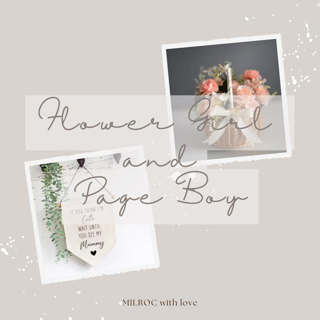 Flower Girl & Page Boy – MILROC with love